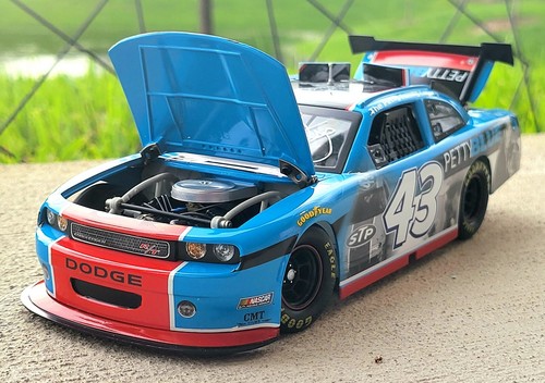 Richard Petty 2010 #43 1/24 Petty Blue - Dodge Challenger * Autographed ...