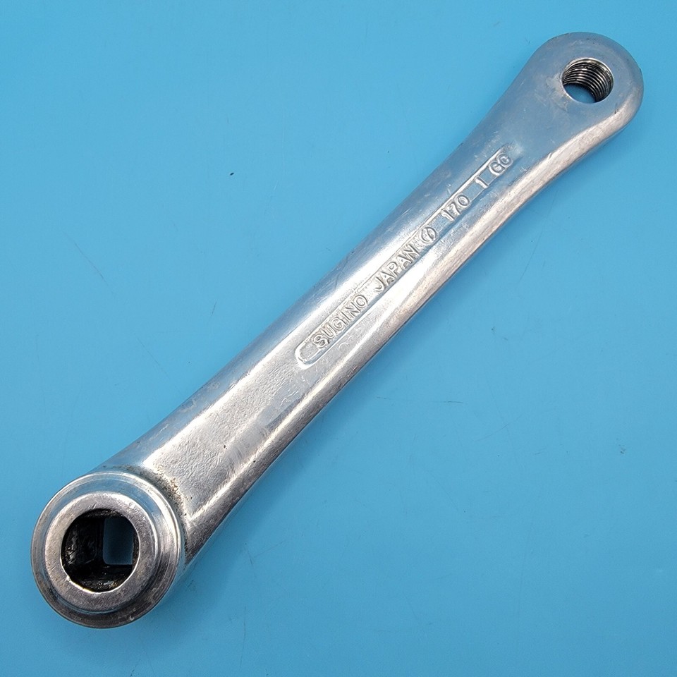 Old School Sugino Square Taper Crankset 170mm 52/40t 110 BCD BMX JAPAN ...