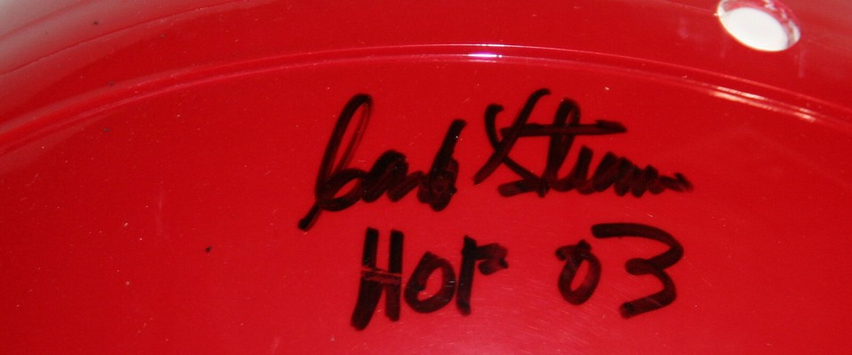 Hank Stram Len Dawson Signed Riddell Full Size Authentic Proline Helmet ...