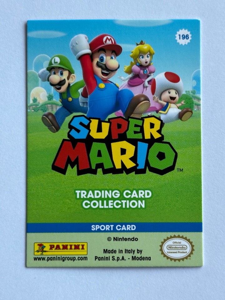 Panini Collection Super Mario Trading Card - Sport Card 196 | eBay
