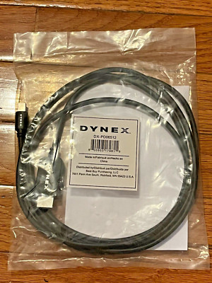Dynex DX-PD06512 6' Display Port-to-HDMI Cable - Black NEW 600603179815 ...