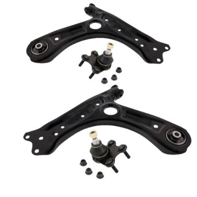 For VW Polo 2009-2016 Lower Front Wishbone Suspension Arms Pair | eBay