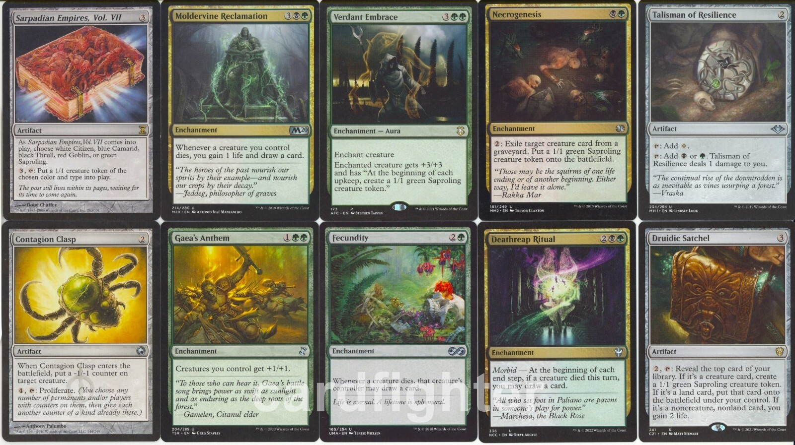 Fungus Saproling Tribal Commander EDH Deck - Slimefoot, the Stowaway ...