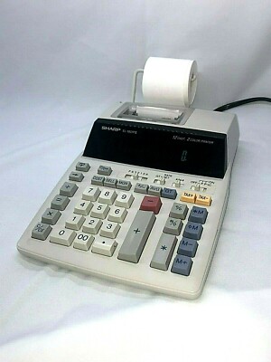 Electronic Calculator Sharp Model EL-1801P III 12 Digit | 2 Clr Print ...