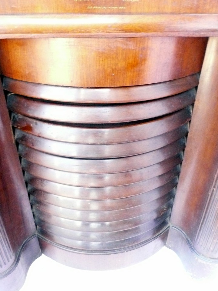 art deco masterpiece ZENITH "CORD-inspired" 12S370 RADIO CABINET ...