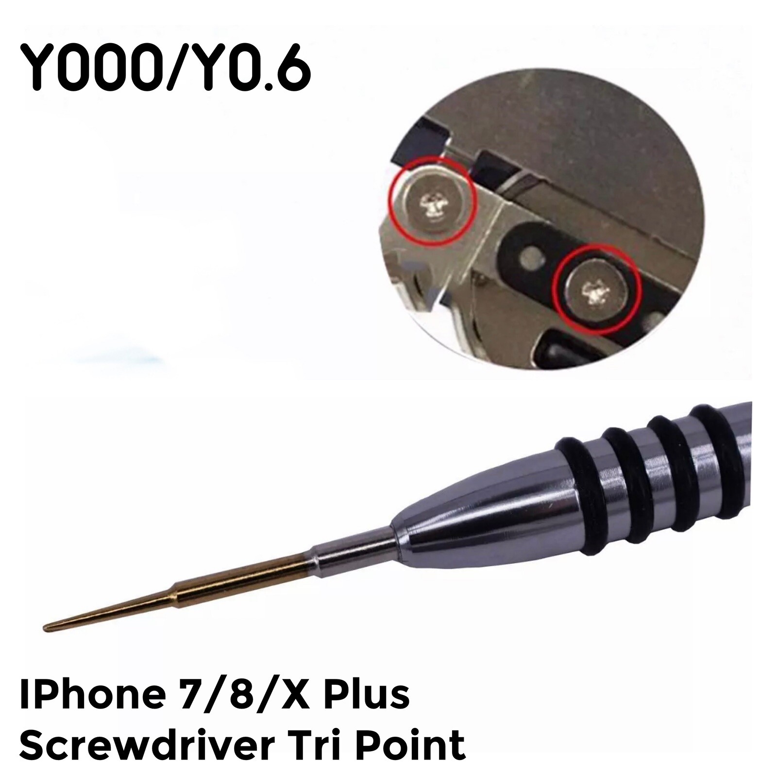 For Apple iPhone 7 8 plus 0.6 Tri Wing Y000 Screwdriver Y Tip Tool ...
