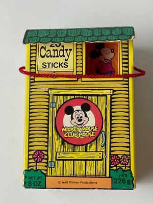 1980's Mickey Mouse Club Candy Sticks box clubhouse vintage disney | eBay