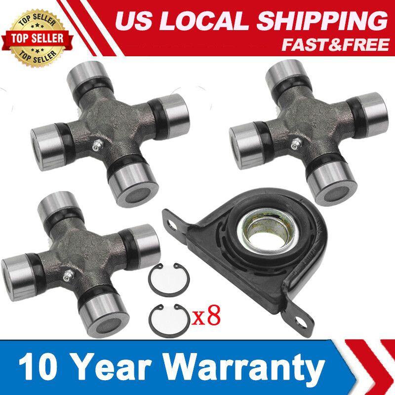 Rear Driveshaft Carrier Bearing and U Joint kit for Ford Super Duty ...