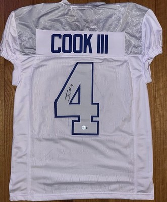 James Cook Signed Buffalo Bills Custom White Game Cut Jersey JSA COA | eBay