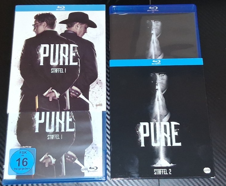 Pure, Staffel 1 + 2, Blu-Rays, Neuwertig, Mennoniten Drogenkartell ...