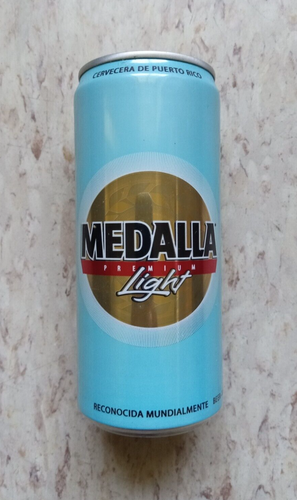 Medalla Light FRSH Limited Edition 10 oz Blue Empty Beer Can | eBay