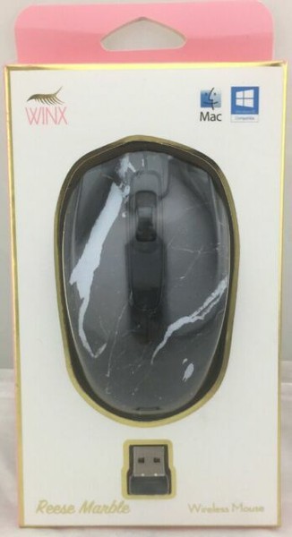 WinX Wireless Mouse Mac or PC Reese Marble Includes Nano Receiver for ...