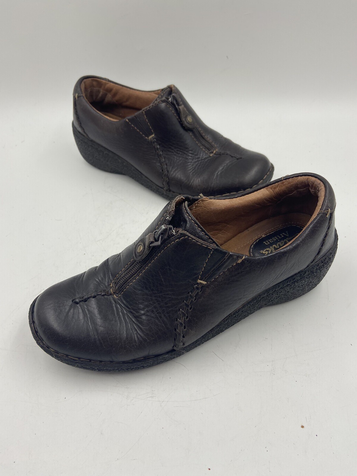 Clarks Artisan Women Inca Meg 31249 Brown Leather Sli… - Gem