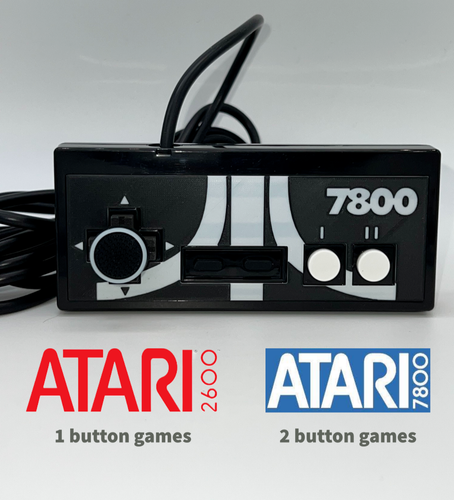 Atari 7800 Controller 2600 Joystick Control Pad Gamepad CX78 Retron 77 ...
