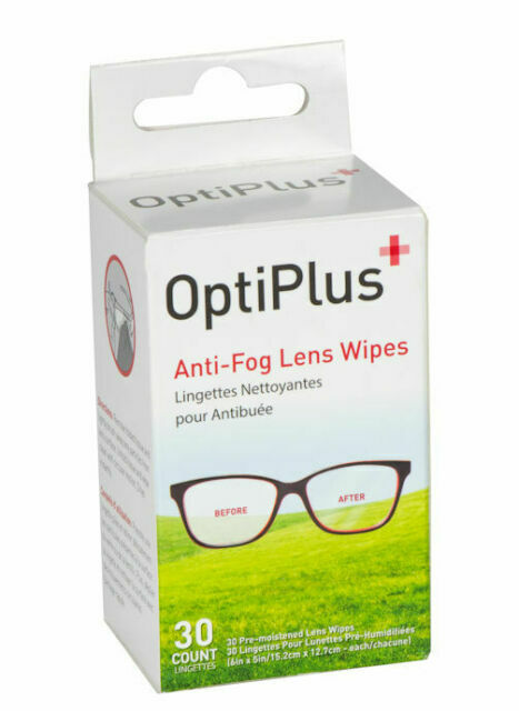 Hilco Vision OptiPlus Anti-Fog Lens Wipes - Pack of 30 for sale online ...