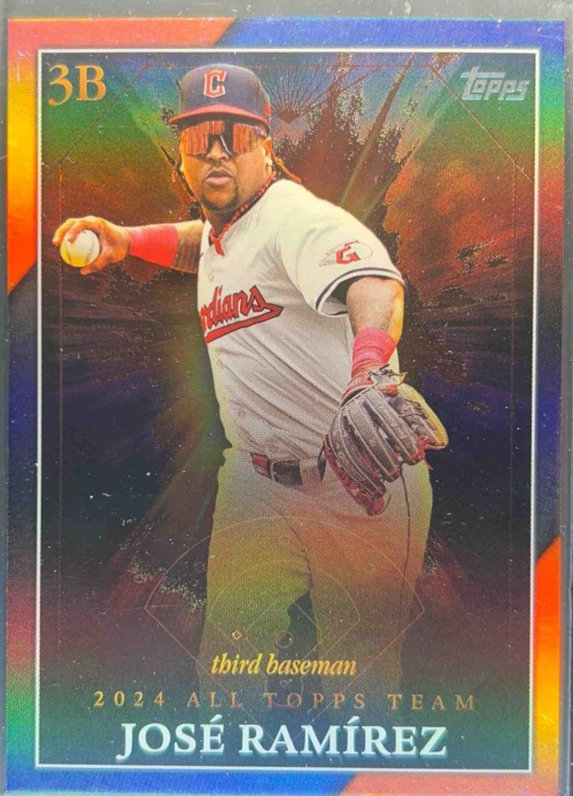 2025 Topps Series 1 - 2024 All-Topps Team Jose Ramirez #ATT-12 Orange ...
