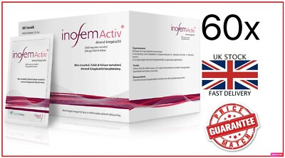 INOFEM Inofolic 60x PCOS and Pregnancy, Inositol & Folic Acid Ovulation ...