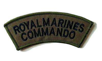 ROYAL MARINES COMMANDO BRITISH ARMY BADGES/PATCHES- Sew On Patch ...