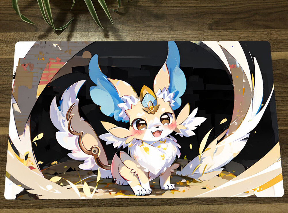 WVICM Custom Playmat Purrely TCG CCG Play Pad Trading Card Game Mat ...