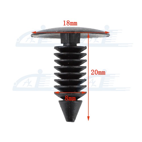 100pcs Clips Rivets Fastener for 8mm Ford 388577S W705589-S300 389358S ...