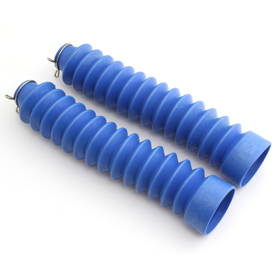 Blue Front Fork Dust Cover Gaiters Gators Boots Shock Absorber for Off ...
