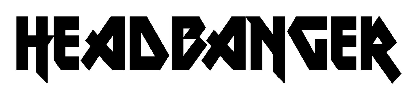 HEADBANGER Vinyl Sticker -V2- Heavy Metal Hard Rock Head Banger - Die ...