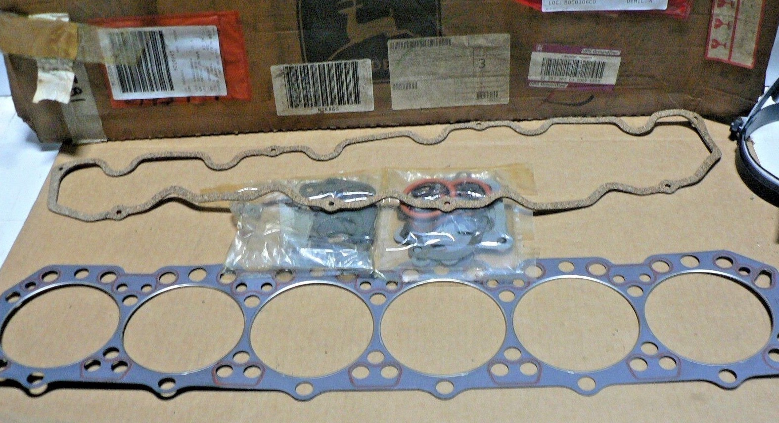 GENUINE John Deere RE29859 HEAD Gasket APPLICABLE 6362 6404 6466 6076 ...