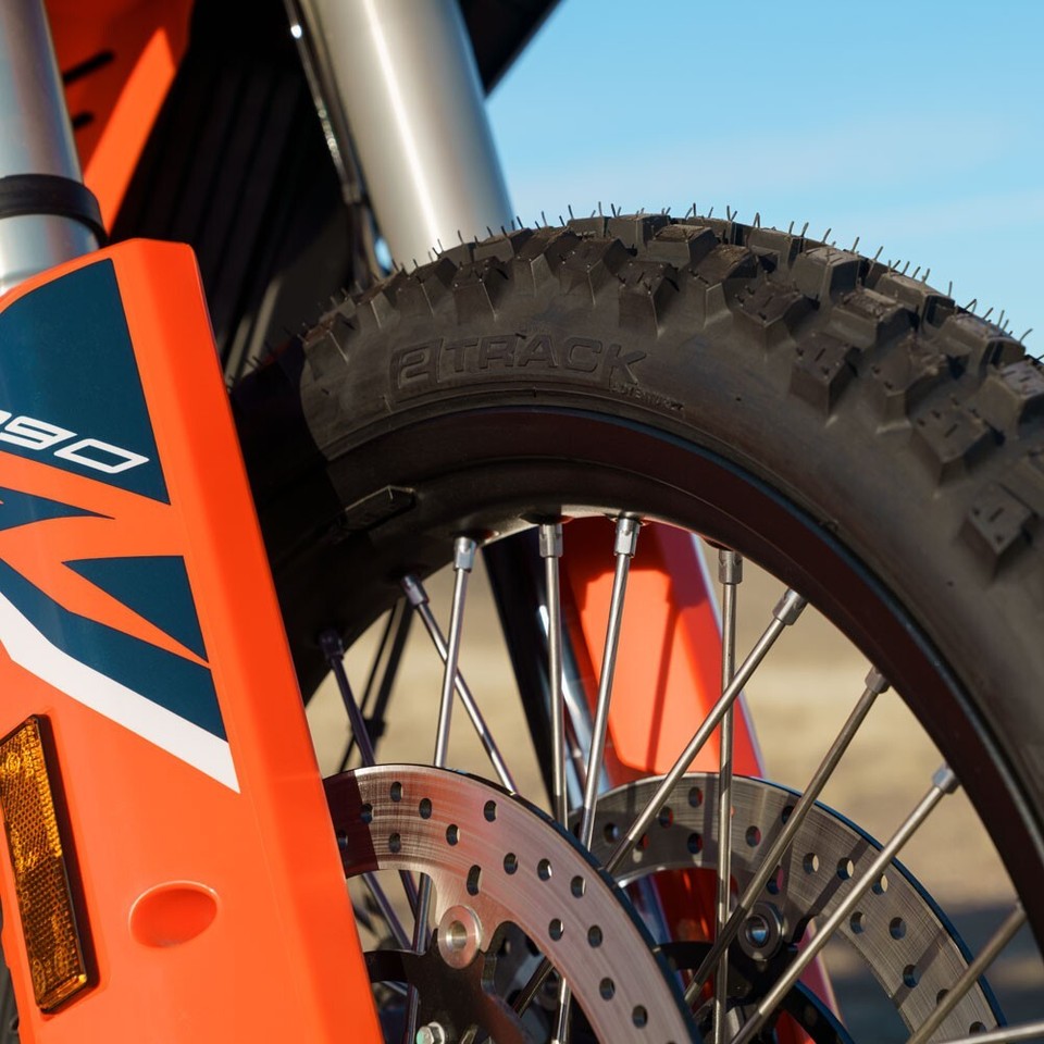 Tusk 2Track Adventure DOT Knobby Front & Rear Tire Kit 90/90-21 / 150 ...