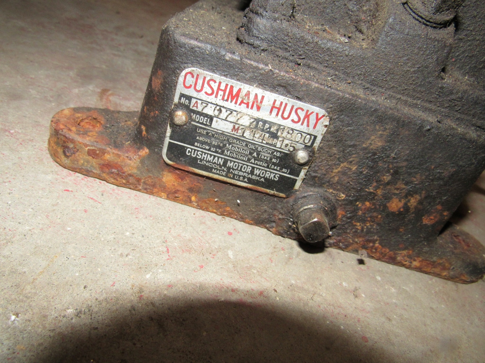 CUSHMAN HUSKY ENGINE M144 MOTOR | eBay