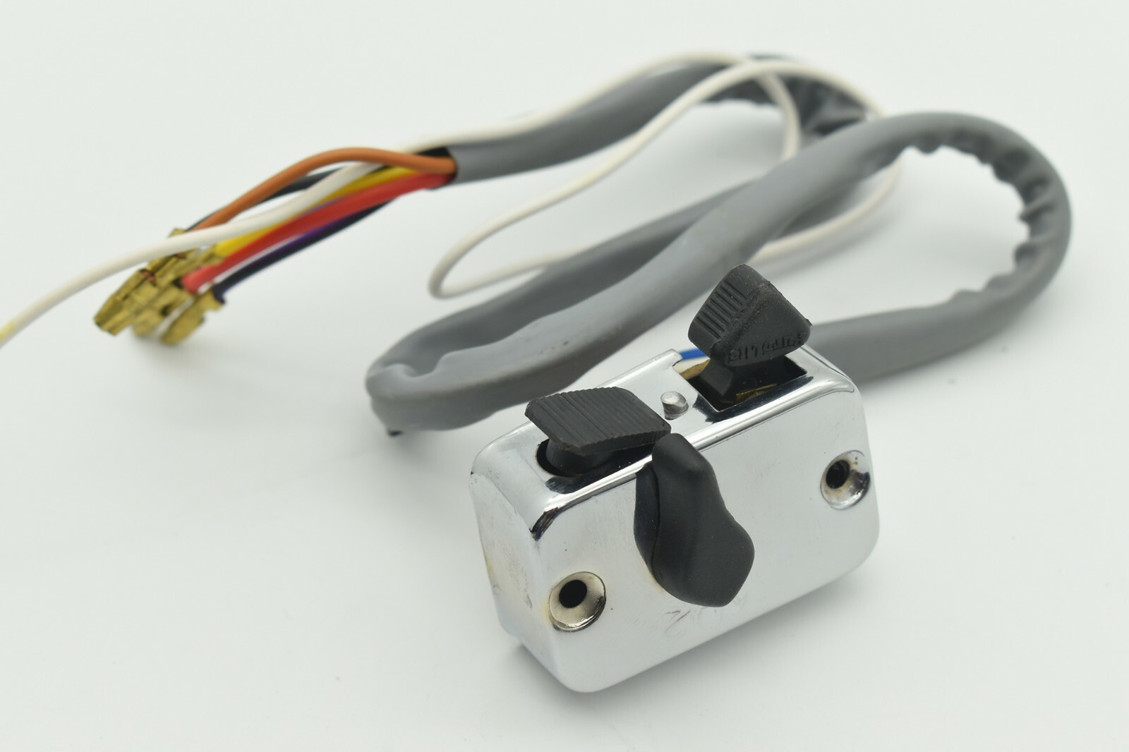 LAMBRETTA HORN LIGHT SWITCH SERIES 1 & 2 CHROME DIPPER DIP SWITCH. LI ...