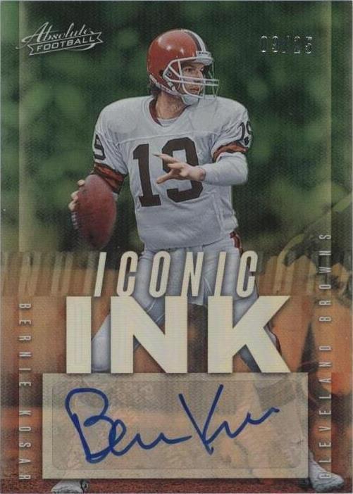 2023 Panini Absolute - Iconic Ink Bernie Kosar #II-BK Green /25 (AU ...