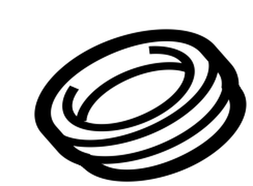 17451-74040 Toyota Gasket, exhaust pipe 1745174040, New Genuine OEM ...