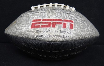 ESPN Sports Center Mini Football Collectable Covered In Quotes | eBay