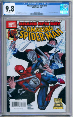 Amazing Spider-Man 547 CGC Graded 9.8 NM/MT Brand New Day Marvel Comics ...