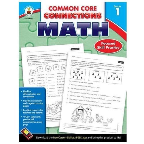 Common Core Connections Ser.: Math, Grade 1 by Carson-Dellosa ...