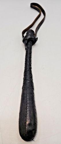 Vintage Leather Slap Jack Black Jack Sap Jack Braided 8" Display Only ...