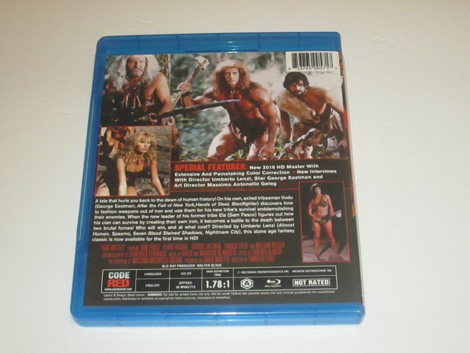 IRON MASTER Blu-Ray CODE RED (1983) - UMBERTO LENZI - Sam Pasco | eBay
