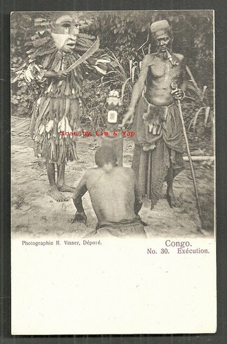 Congo Execution Wizard Mask Sword Beheading Africa 1899 | eBay UK
