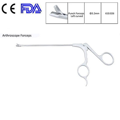Autoclavable ø3.2mm Arthroscopic Punch Forceps Orthopedics Surgial Left ...