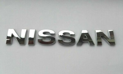 New Chrome 3D Self-adhesive Car Letters badge emblem sticker Spelling ...
