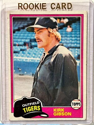 ⚾️ 1981 Topps ⚾️ Kirk Gibson (Rookie), Detroit Tigers, #315 (with ...