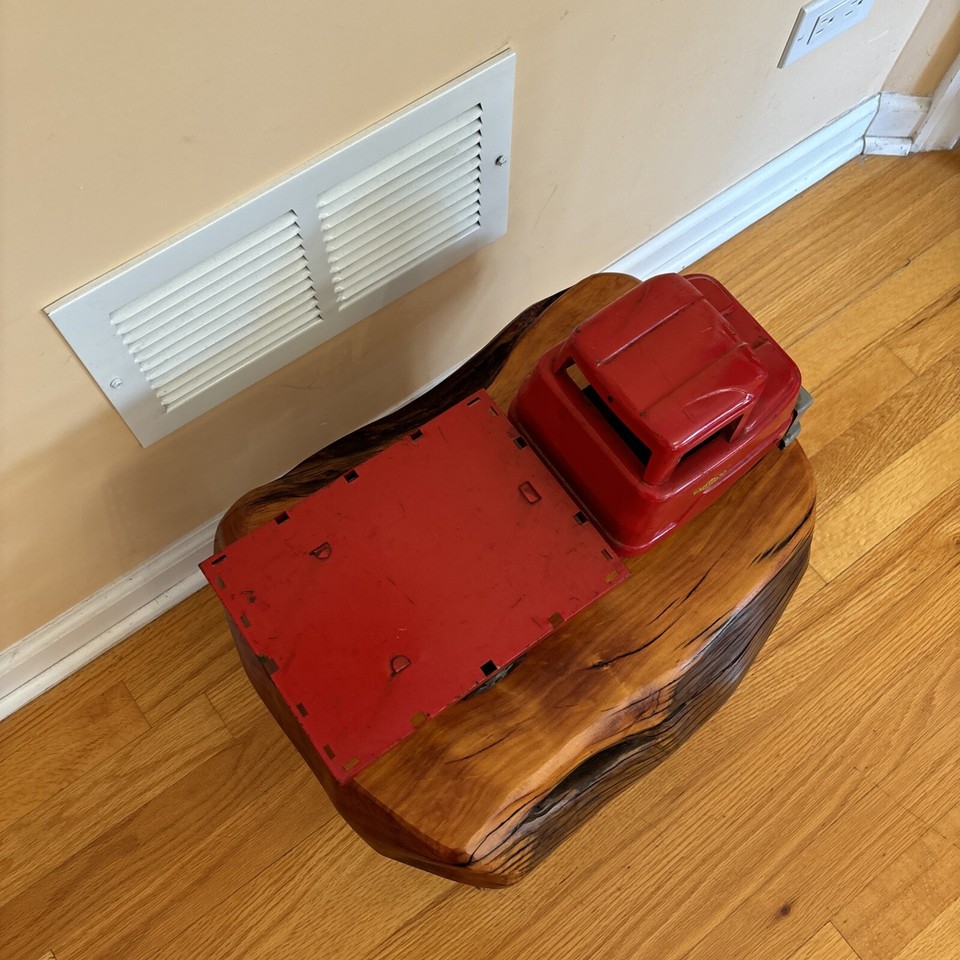 VINTAGE 1950/60'S PRESSED STEEL STRUCTO LIVESTOCK STAKE Ford TRUCK ...