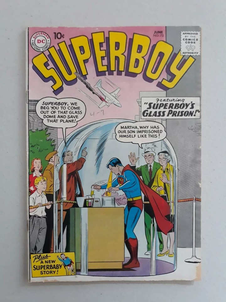 Superboy 67, 71, 73, 76, 80, 92, 93, 94 DC Comics Nice 10 Cent Lot 1958 ...