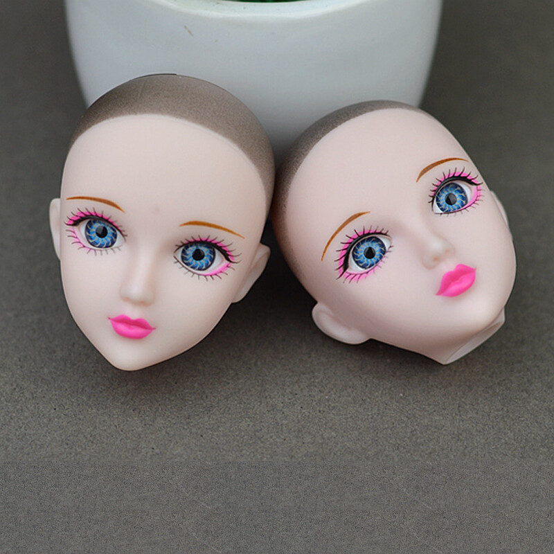Kids Practice Makeup Doll Heads Original 3D Eye XINYI Doll Head For 1/6 ...
