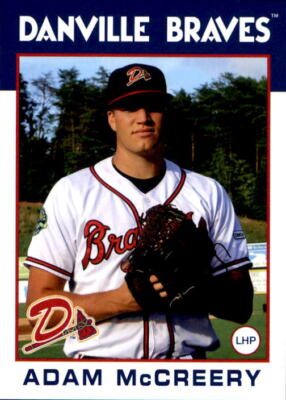 2016 Danville Braves Grandstand #27 Adam McCreery La Verne California ...