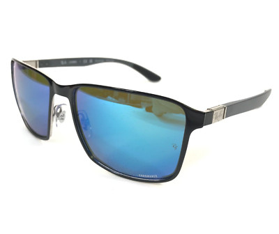 Ray-Ban Sunglasses RB3721CH 9144/A1 Liteforce Black Frames Blue ...