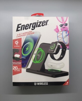 Energizer 3-in-1 Wireless Charging Station. QI Certified- New & Sealed ...