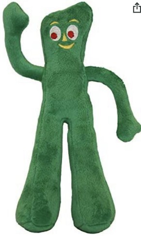 Multipet Gumby Plush Filled Dog Toy 9-Inch New | eBay