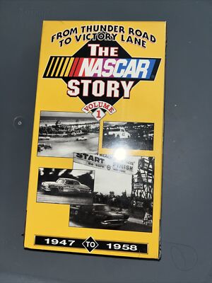 THE NASCAR STORY Volume 1 VHS Tape Documentary 1947-1958 NEW SEALED 11 ...