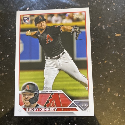 buddy kennedy rookie advanced stats parallel 2023 topps series 1 dbacks ...